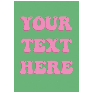 Free Vintage Poster Maker | Groovy Style | Online Generator